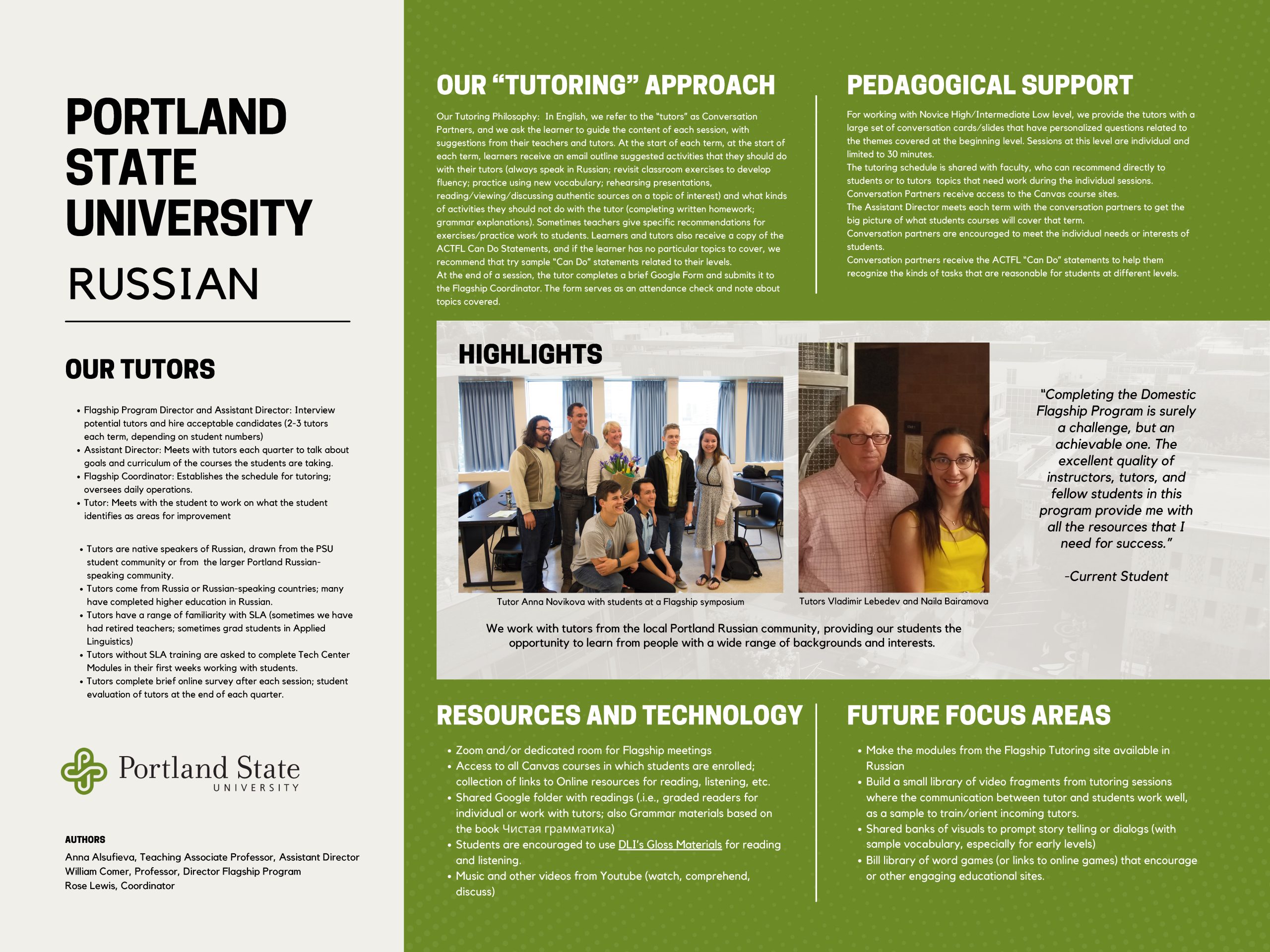 Tutoring Summit Poster Gallery | Tech Center